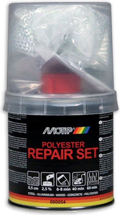 Motip Polyester Reparatieset - 250 g | bol