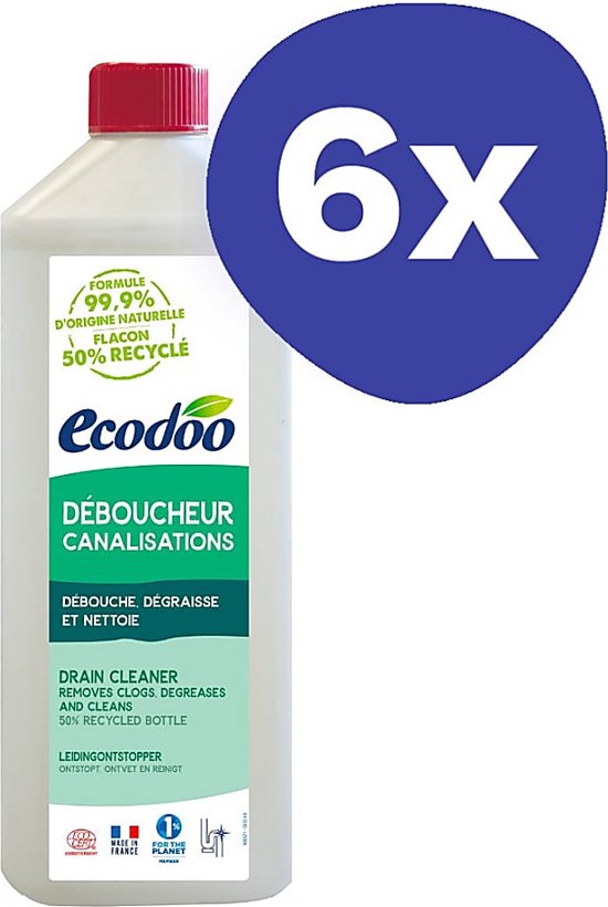 Ecodoo Leidingontstopper (6x 1L) | bol