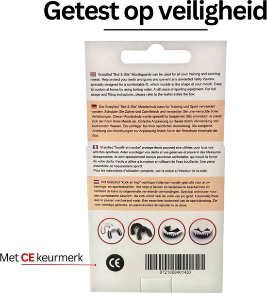 Gratyfied Bitje Vechtsport - Gebitsbeschermer Vechtsport - Bitje Boksen ...