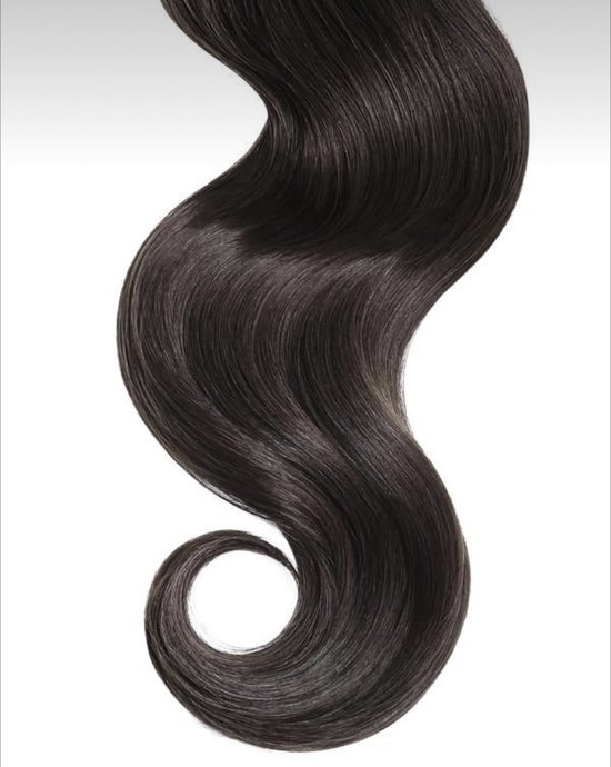 LUXEXTEND Keratin Hair Extensions #1B | U Tip | 60 CM | 100 Stuks | 100 ...