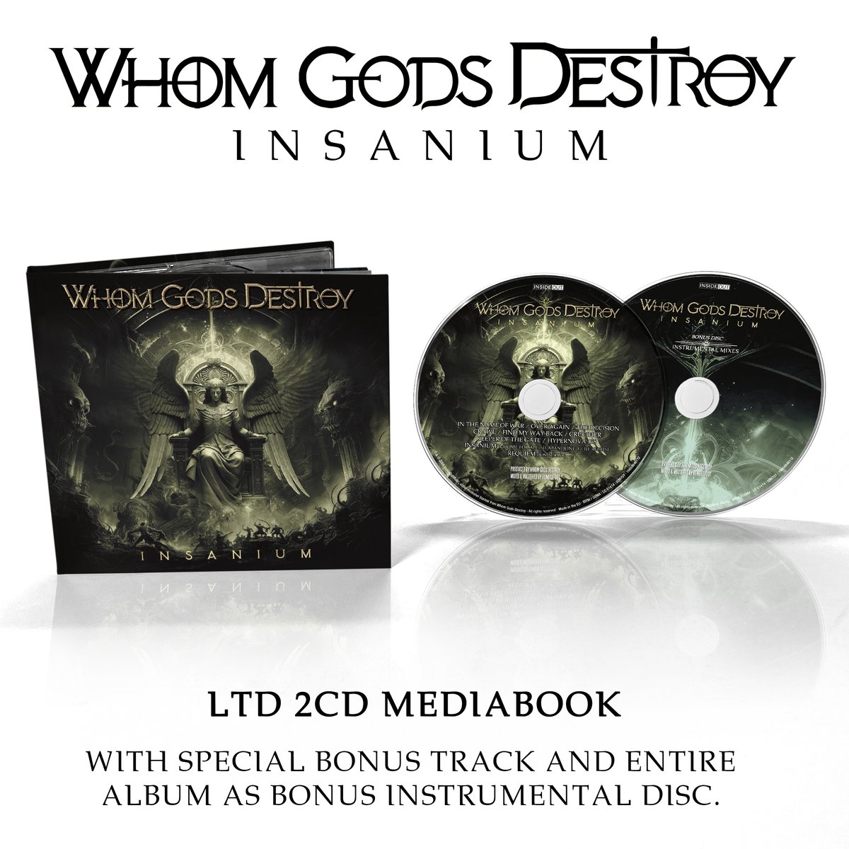 Whom Gods Destroy - Insanium (CD), Whom Gods Destroy | Muziek | bol