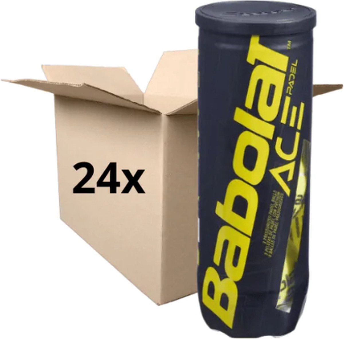 Babolat - Ace - Padel Ballen - Doos - 24 Kokers | bol