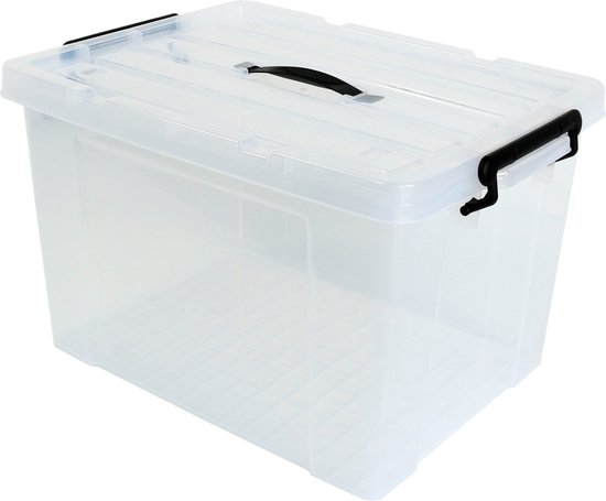 Alpac Opbergbox - Opbergbox met deksel - Opbergdoos - 48 Liter - 535 x ...