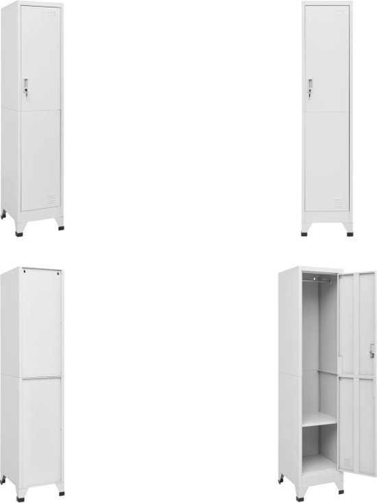 vidaXL Lockerkast 38x45x180 cm - Lockerkast - Lockerkasten - Locker ...