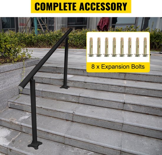 Balustrade Trap Trapleuning Kit 0-5 Stappen Buiten Trapleuning 152,8 x ...
