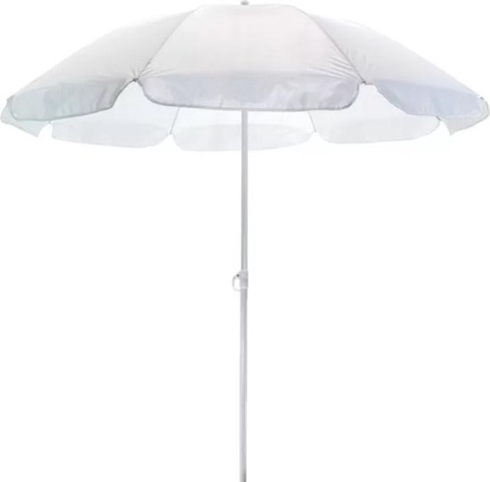 Strandparasol wit - 145 cm | bol