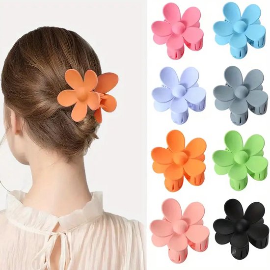 Haarklem - Haarclip - Haarspeld - Haaraccessoire - Grote Bloem - Lente ...