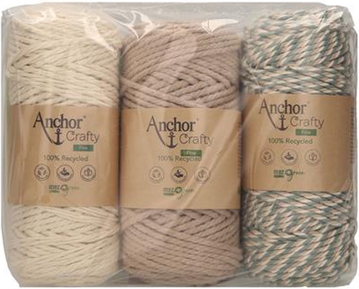 Crafty fine macrame pakket Lagoon - Anchor | bol