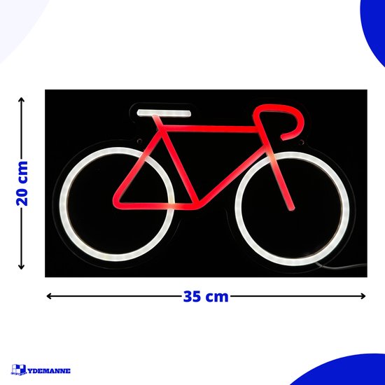 Neon Lamp - Fiets - Incl. Ophanghaakjes - Neon Sign - Neon Verlichting ...