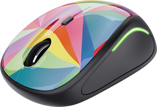 Trust Yvi FX - Draadloze Muis - Compact - Linkshandig en Rechtshandig ...