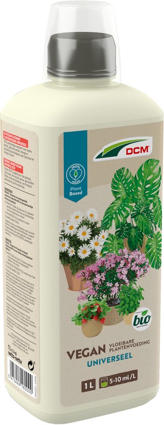DCM VEGAN VLOEIBARE PLANTENVOEDING UNIVERSEEL 1 L | bol