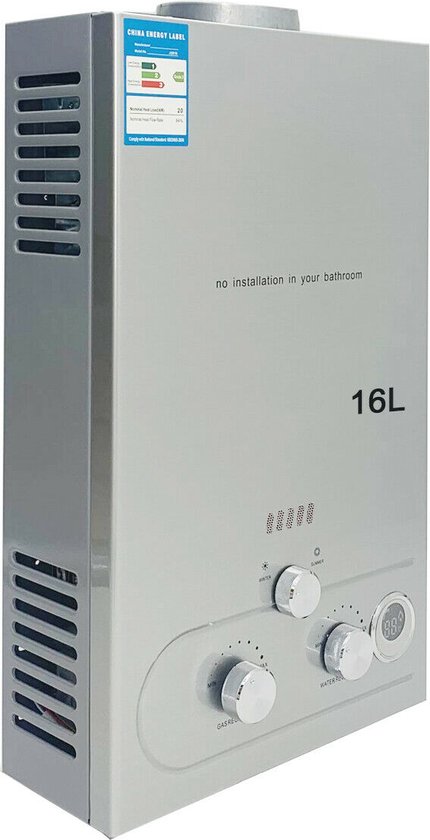 Propaan Boiler 12L – LPG Geiser – Snel Warm Water – Met Douchekop – Gebruik bij oa.... | bol