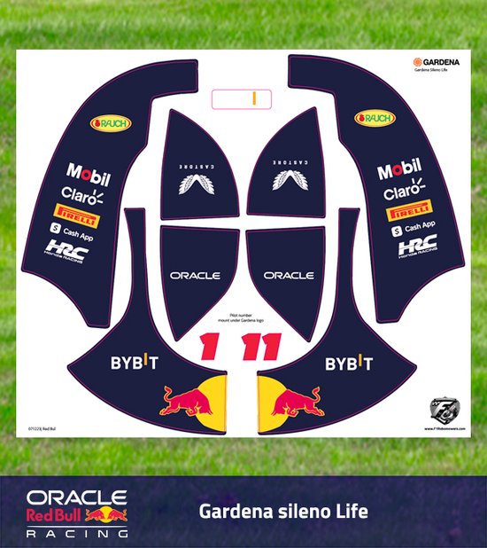 Gardena - stickers - Red Bull Racing - Max Verstappen - Sileno Life | bol