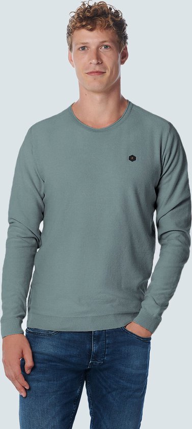 No Excess Mannen Basis Pullover Grijs XL | bol