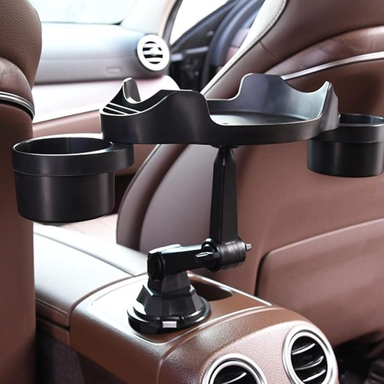 Multifunctionele autotafelhouder met dienblad - universele bekerhouder ...