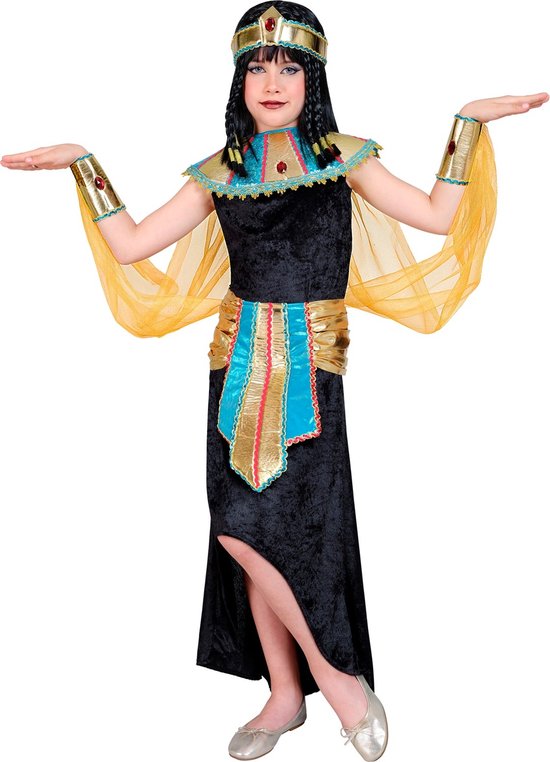 Egyptische Koningin Kind - Zwart | 140 | bol