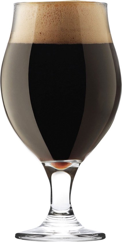 Glasmark Bierglazen - 12x - op voet - 500 ml - glas - speciaal bier | bol