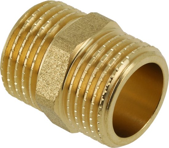 Bonfix Dubbele nippel 3/4inch buitendraad RR | bol