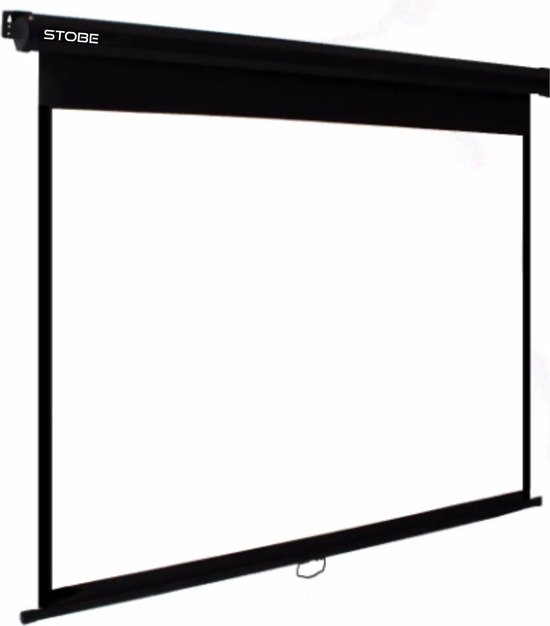 STOBE® Uittrekbare Projectiescherm - Handmatig - Beamerscherm - Projectorscherm-... | bol