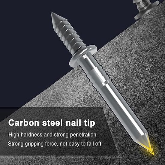 spijkers assortiment - Nagelset aan de Muur, Platte Kopspijkers, Foto ...