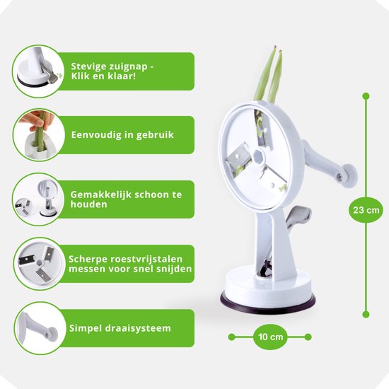 Grinisse Snijbonenmolen – Snijmachine – Bonensnijder – Handmatig ...