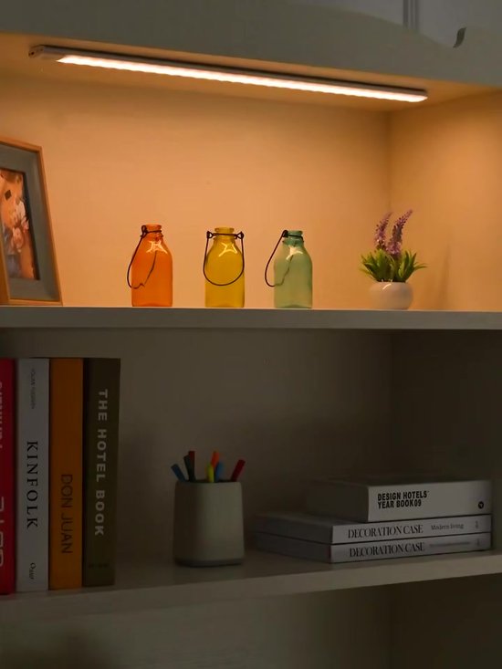 Slim Bright Led balk - Led verlichting - PIR Bewegingssensor - USB ...