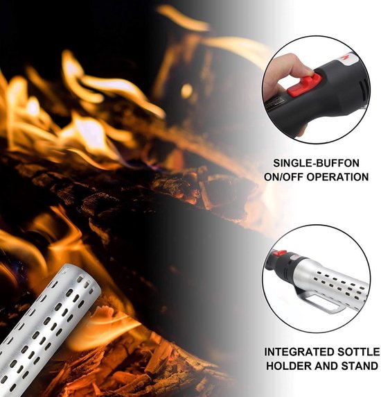 Elektrische Barbecue looftlighter - BBQ aansteker - One minute lighter ...