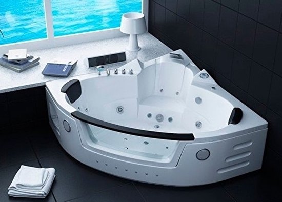 SteamPerfect Hoekbad Wit 170cm | bol