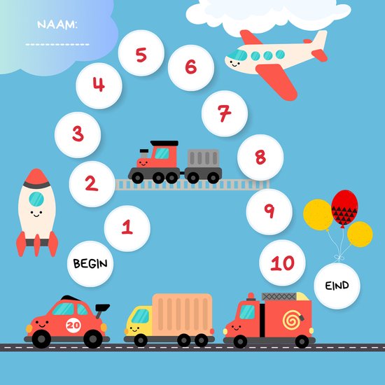 Stevig Beloningssysteem Voertuigen + Stickers + Verkleurende ...