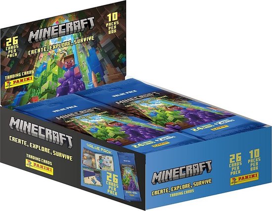 Minecraft TCG Series 3 Fat Pack Booster Box (10 Fat Packs) | Games | bol