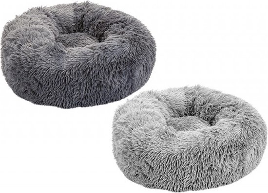 SUPER FLUFFY KATTENMAND - 50 CM - Donker Grijs | bol