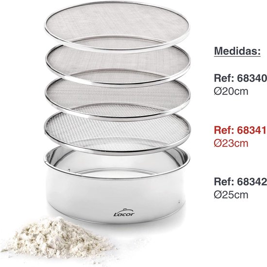 meelzeef / zeef , flour sieve | bol