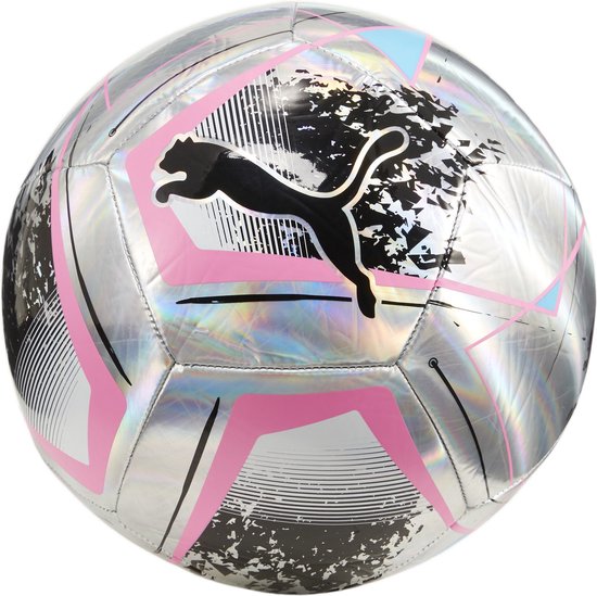 Puma voetbal Cage II hologram - Maat 5 - zilver/pink | bol