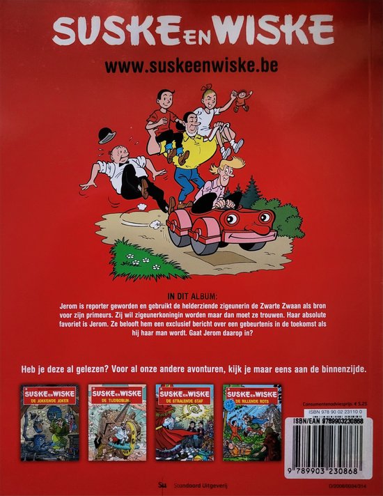 Suske en Wiske no 123 - De Zwarte Zwaan | 6150530481481 | Boeken | bol