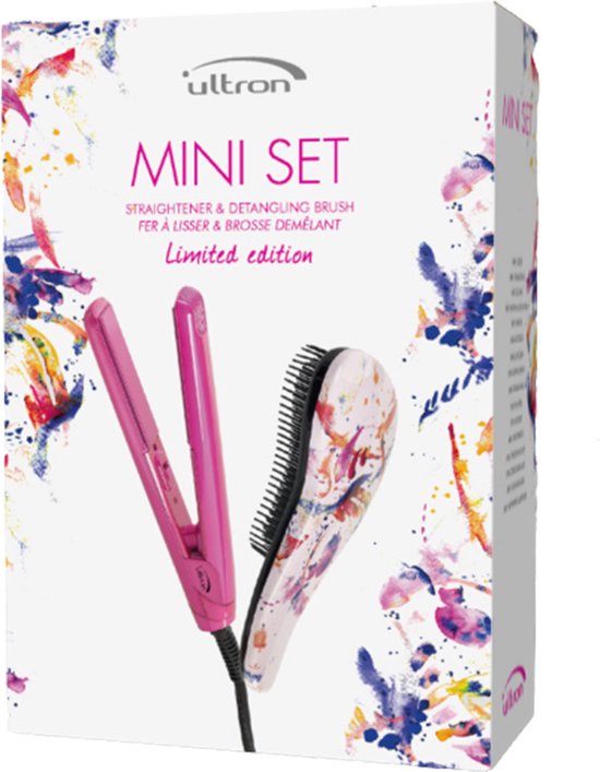 Ultron Mini Straightener Set Splash | bol