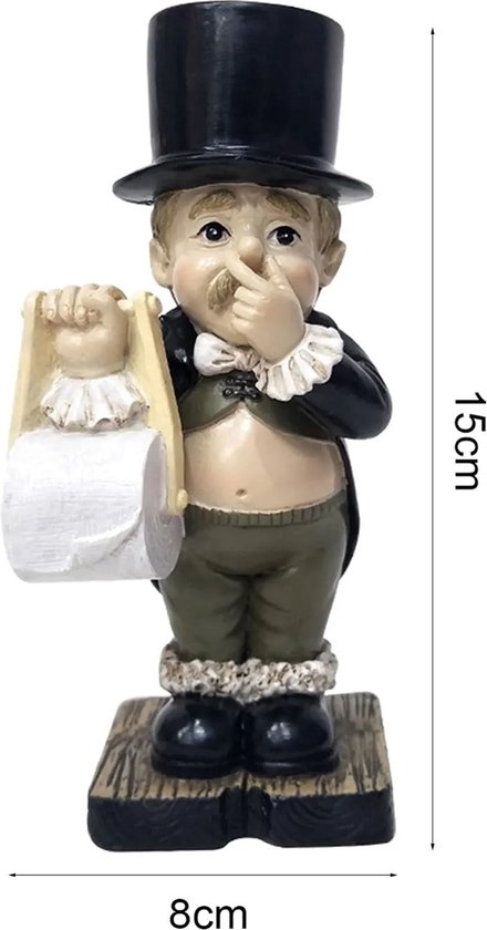 Toilet Decoratie - Beeld - Grappig - WC Rol - Stank | bol
