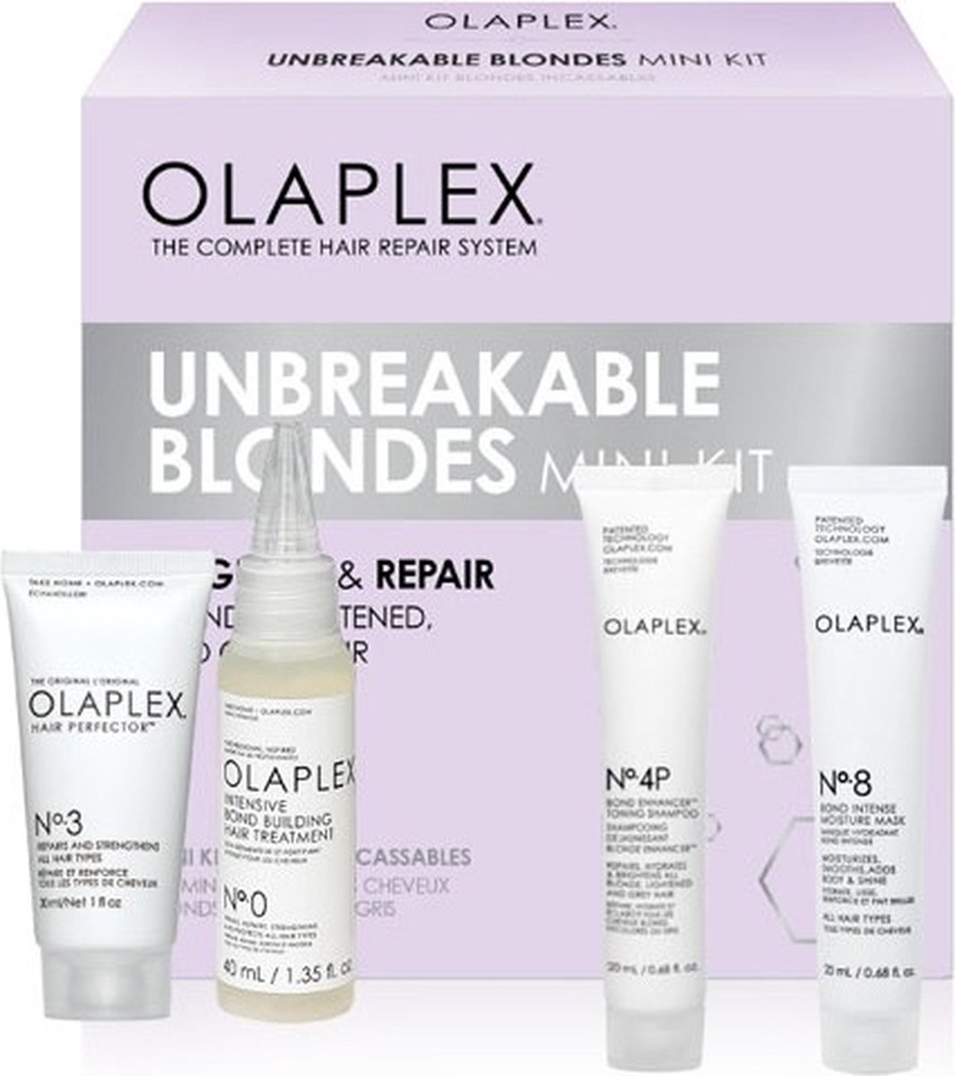 Olaplex - Unbreakable Blondes Mini Kit - 110 ml - Haarimport.nl