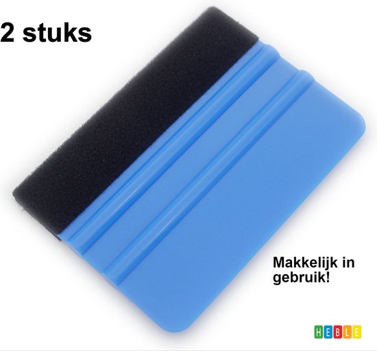 2x Rakel blauw - Wrappen - Autowrap - Buigzaam - Raamfolie & Wrapping ...