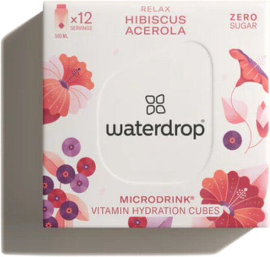 Waterdrop Microdrink Hydratatieblokjes Relax 12 stuks | bol