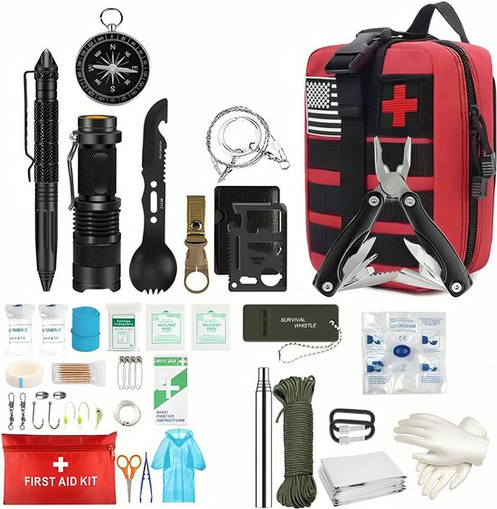Noodpakket - Survival Kit - Overlevingspakket - Survivalset - Camping ...