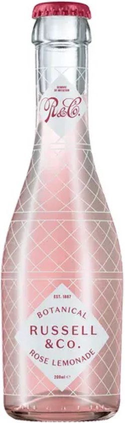 Russel & co | Rose Lemonade | Flesje | 24 stuks | 20cl | bol