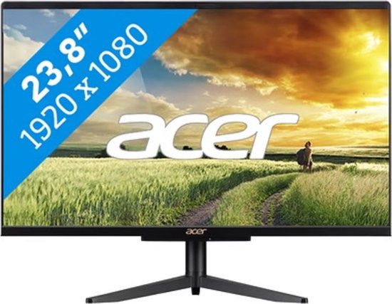 Acer - Monitor - Aspire - C24-1600 - IP6021 - QWERTY - Zwart | bol