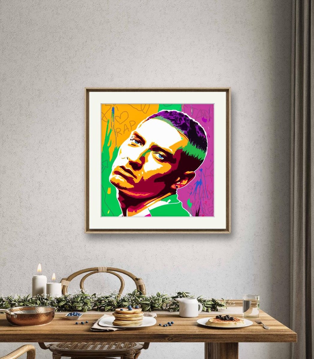 Eminem slim shady poster | posters Eminem | 50 x 50 cm | rap hiphop ...