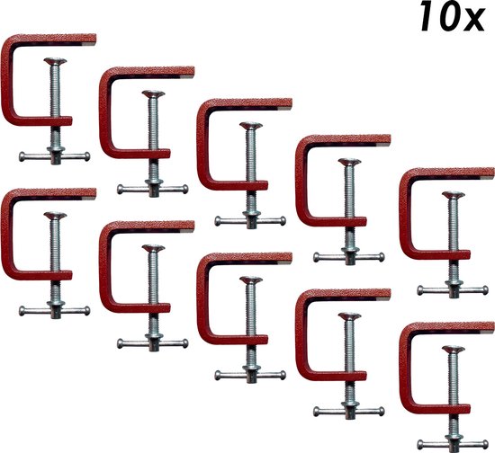 PIHER Lichte G Spanklemmen Set - Kleine Lijmklemmen - Stalen 16x6mm ...
