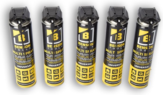 Multi Spray - 8-in-1 Reiniging en Smeermiddel (5x300 ml) – Eén Spray ...