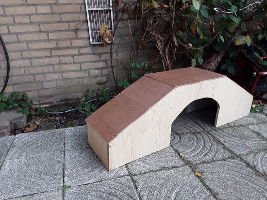 Handgemaakte houten loopbrug | bol