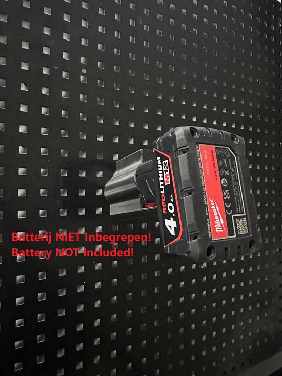 Houder geschikt voor Milwaukee M12 accu - Batterijhouder ...