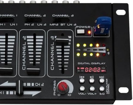 Mengpaneel dj - Mengpaneel mixer - Mengpaneel met versterker ...