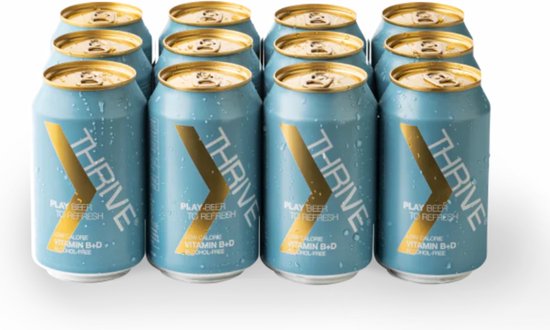THRIVE – Peak – Recovery Beer - Alcoholvrij bier - 24x33cl | bol