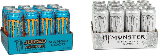 Monster Energy Mango Loco & Monster Ultra White | bol